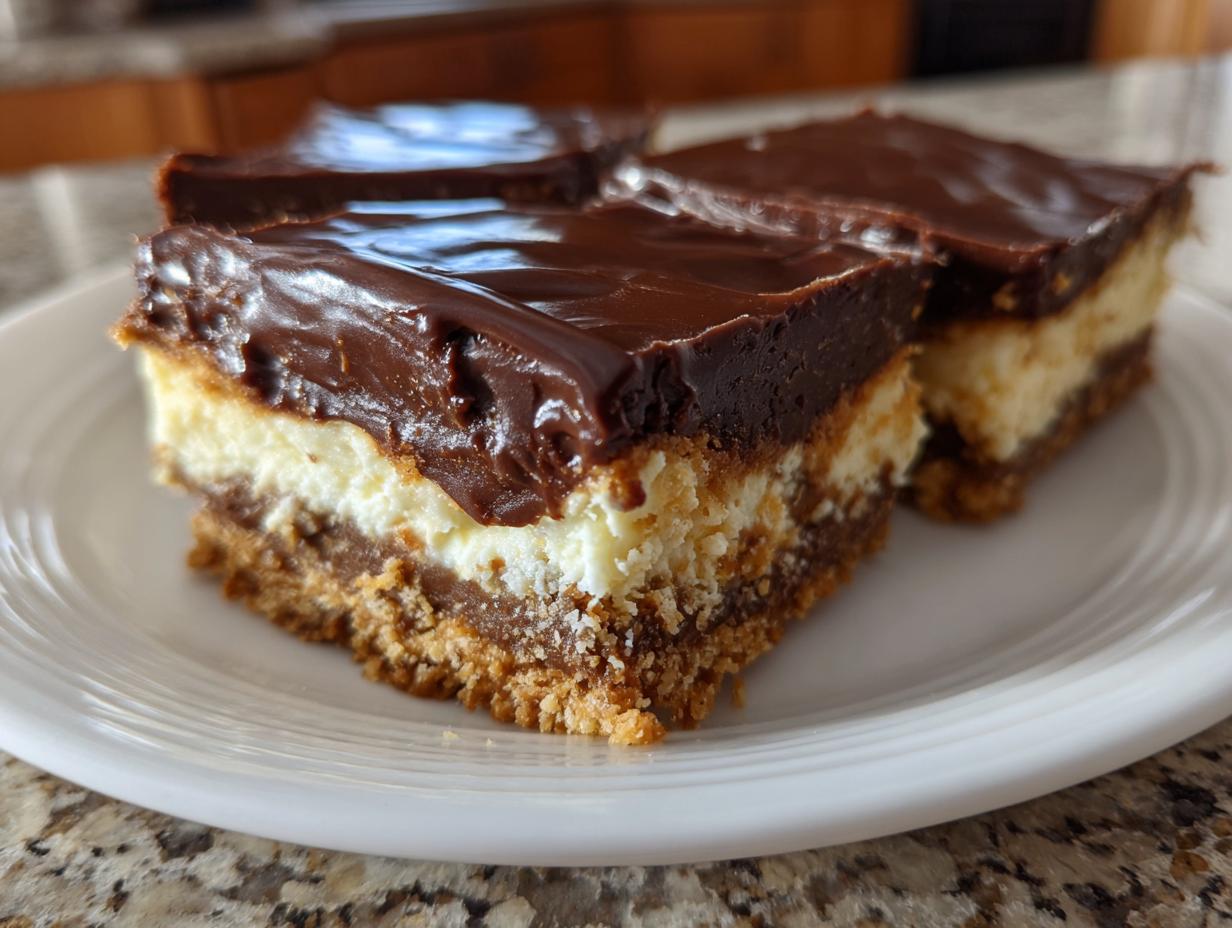 Amazing Chocolate Dream Bars: 2 Layers of Bliss