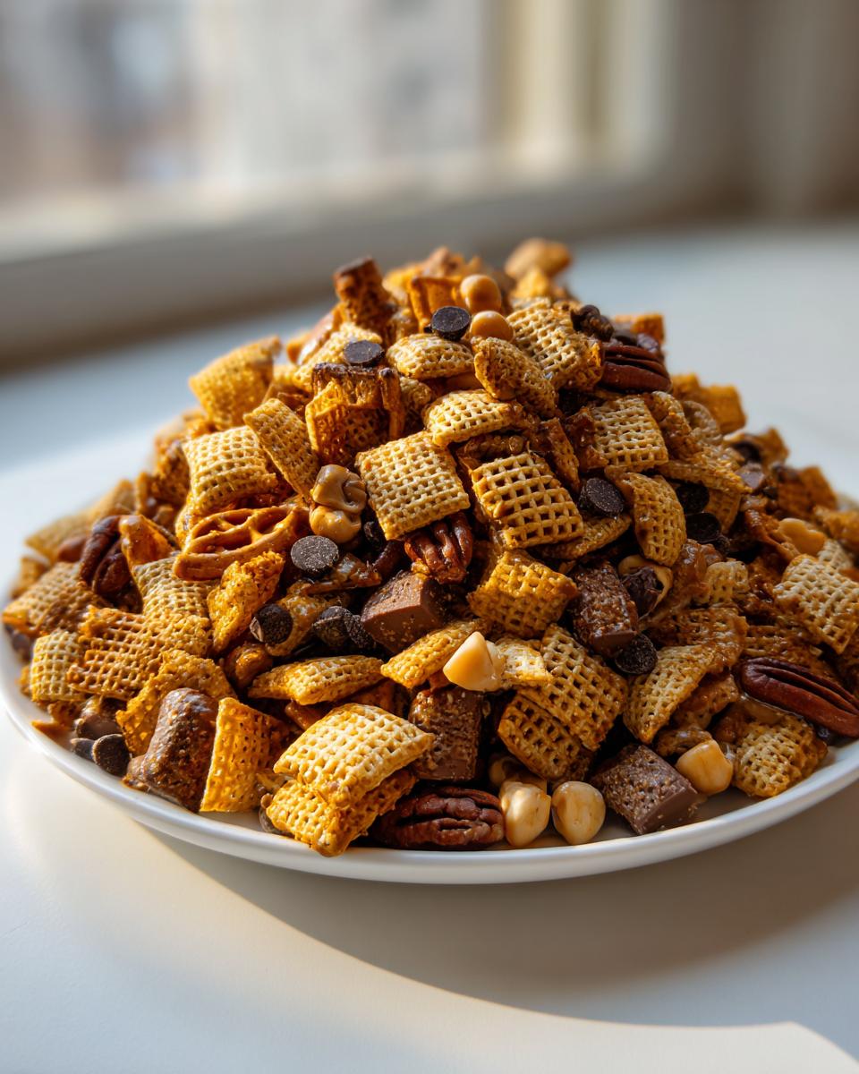 Irresistible 1-Minute toffee chex mix recipe